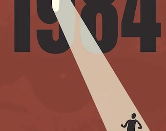 1984 Orwell Poster Etsy