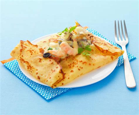 Crêpes salées sans gluten aux fruits de mer Cookidoo la nostra