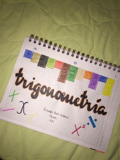 Portada Trigonometr A In Lettering Bullet Journal Frame