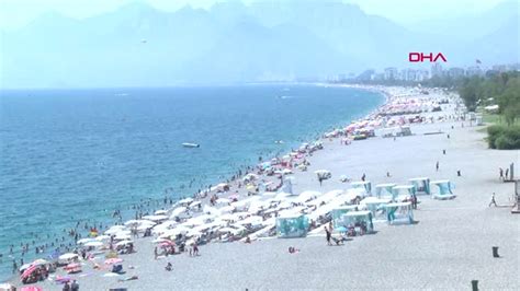 Antalya Bayramda Sahiller ve Su Parkları Doldu Hd Dailymotion Video