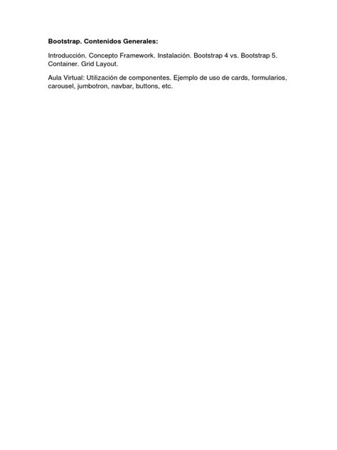 unidad 5 pdf bootstrap marco frontal j query