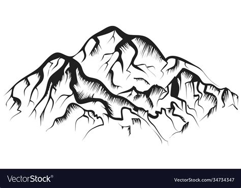Mountains Royalty Free Vector Image VectorStock