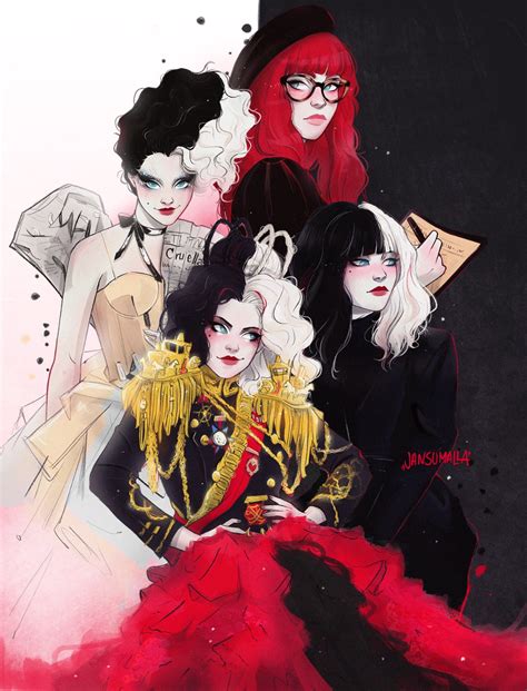 Cruella De Vil Movie Design Cruella Deville Disney Fan Art Disney Art