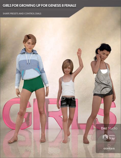 Girls For Growing Up For Genesis Female Daz D