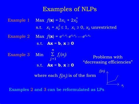 ppt lecture 8 nonlinear programming models powerpoint presentation id 683182