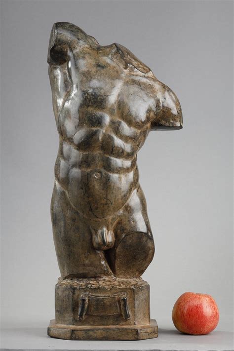 Bronze Bust Of A Naked Man By Pierre Chenet For Sale At Stdibs