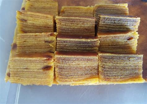 Langkah Panduan Bikin Lapis Legit Basah Yang Mudah