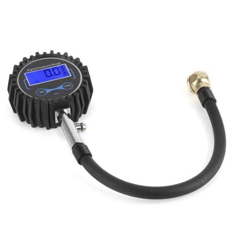 Dilwe Manomètre de pneu Jauge de Pression des Pneus 200PSI LCD