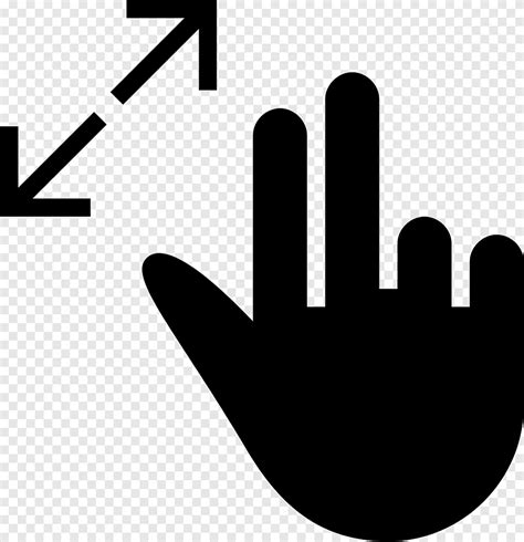 Doigt Logo Gesture Computer Icons Symbole Symbole Divers Texte Png