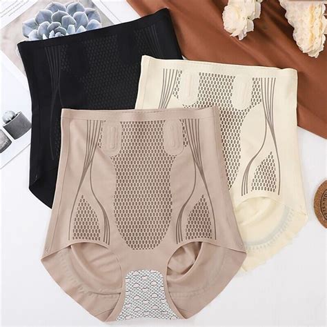 Ice Silk Ion Fibre Repair Shaping Shorts Tummy Control Underpants