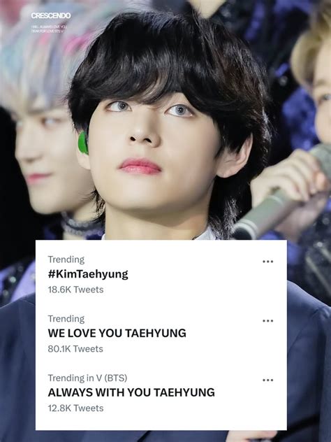 요정의돌 엔비냐타르 on Twitter RT v hotrends With Kim Taehyung till the end