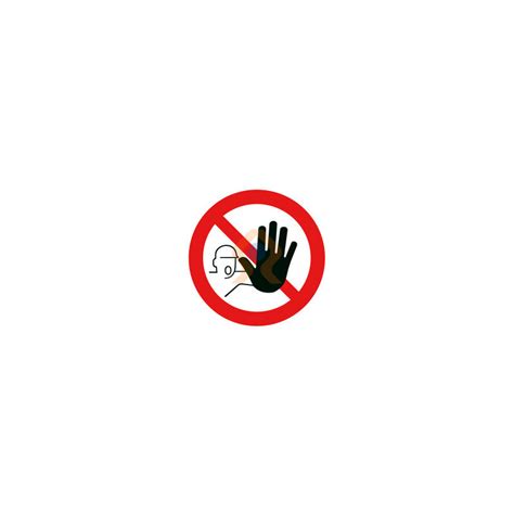 Pictogramme d interdiction accès interdit aux personnes non autorisées