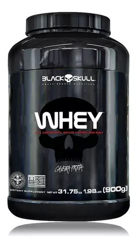 Whey 100 Whey Protein Black Skull Caveira Preta Sabores MercadoLivre