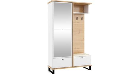Předsíňová stěna ORSOLA dub artisan bílá NEJLEVNEJSINABYTEK CZ