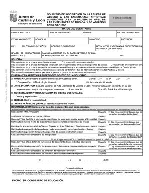 Completable En línea Formulario de Resoluci n convocatoria pruebas