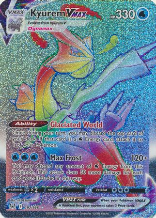 Kyurem VMAX Sword Shield Lost Origin Pokemon TrollAndToad