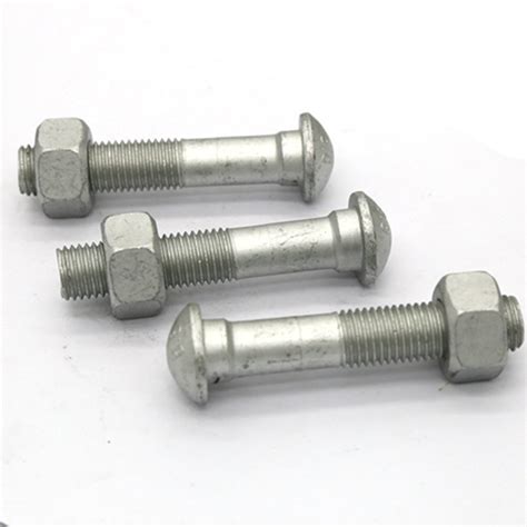 Galvanized Elliptic Neck Track Bolts Hot Forging Bolt Carbon Steel