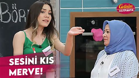Zerrin den Merve ve Kaynanasına Sert Sözler Gelinim Mutfakta 1 Aralık
