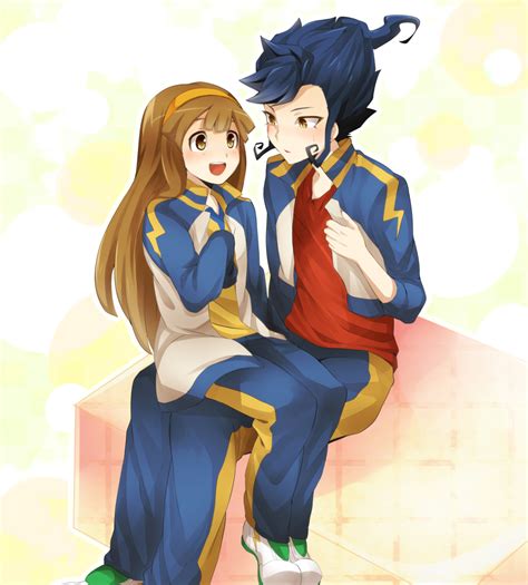 Tsurugi Kyousuke And Nanobana Kinako Inazuma Eleven And More Drawn