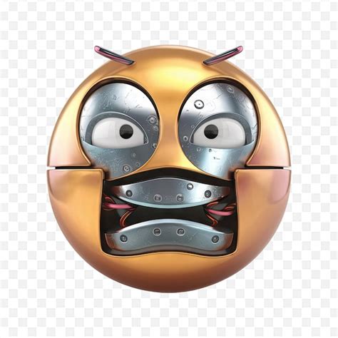 A Gold Ball With Eyes And Mouth And Eyes Premium AI Generated PSD