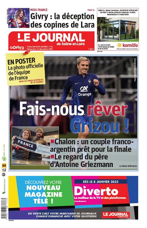 Le Journal de Saône et Loire N20221218 du 18 décembre 2022 à