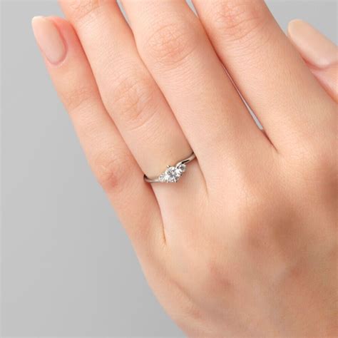 Bague de fiançailles en diamant IGI GIA Lab cultivée ronde 0 70 ct or