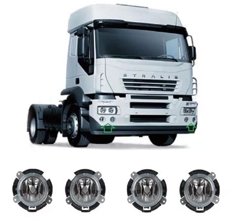 Par Farol Milha Auxiliar Iveco Stralis Tector Ld Le