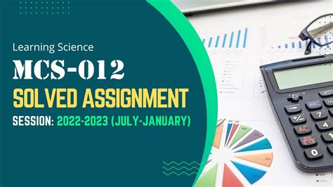 Ignou Mcs Solved Assignment Youtube