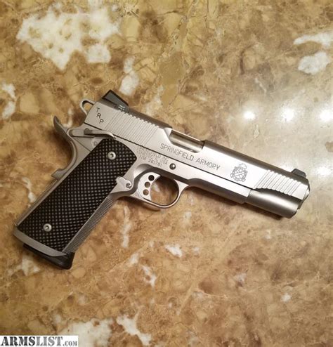 ARMSLIST For Trade Springfield 1911 TRP Loaded Stainless Mint