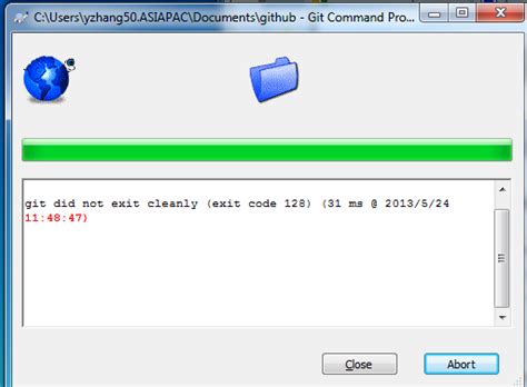 git did not exit cleanly exit code 128 [how to solve] debugah