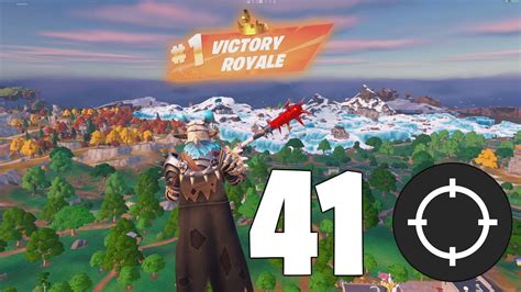41 Elimination Solo Vs Squads Gameplay Zero Build Wins Fortnite