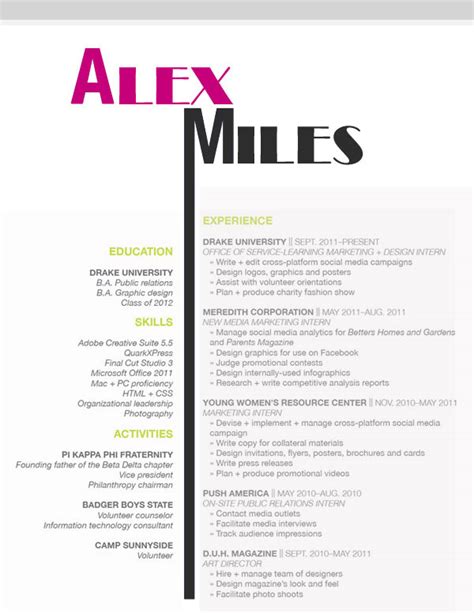 Free Resume Templates Resume