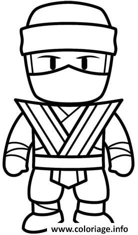 Coloriage Stumble Guys Ninja Kai Dessin Stumble Guys Imprimer