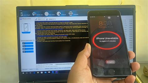 Bypass IPhone Passcode Disabled IOS 15 5 Using Purple Mode No Need