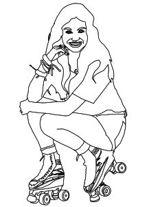 Coloriage Soy Luna à imprimer et colorier