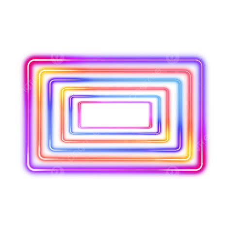 Modern Colorfull Multi Layer Neon Frame Neon Frame Multi Layer Neon