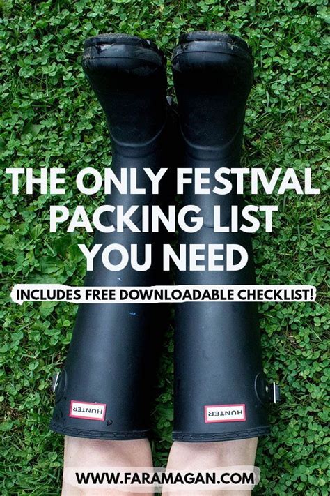 The Ultimate Festival Packing List After Over Music Festivals We