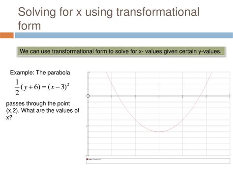 ppt graphing parabolas powerpoint presentation free download id 1390490