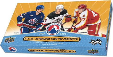 2023 24 Upper Deck AHL Hockey Hobby Box Zephyr Epic Zephyr Epic