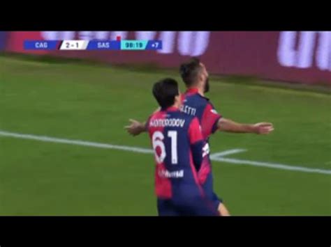 Gol Di Leonardo Pavoletti Cagliari Sassuolo Tutti Gli Obiettivi