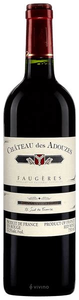 2014 Château des Adouzes Faugères Rouge Vivino US