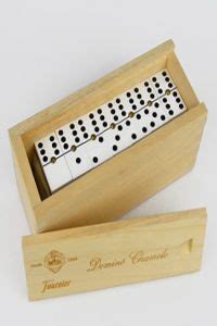 Domino Chamelo Celuloide Caja Madera CiberPapel