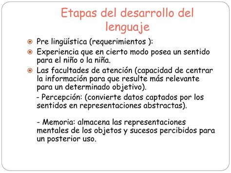 Etapas Del Desarrollo Del Lenguaje Images