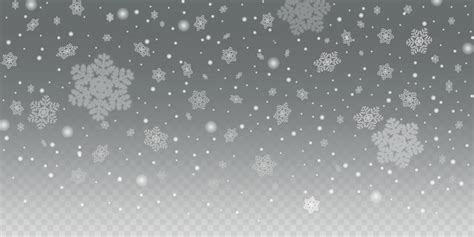 Snowflake Transparent Background Snowflakes Falling Down Big And