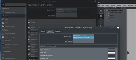 Project Pane Too Dark Qt Forum