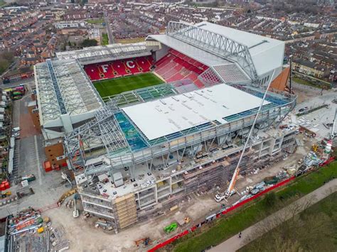 Drone Footage And 7 New Photos As Liverpool Give Anfield Road End