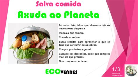 EcoVenres Como Evitar O Desperdicio De Comida Concello De Mondariz