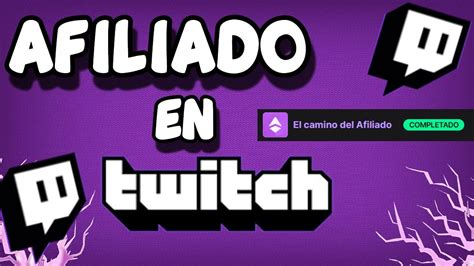 COMO TENER El AFILIADO En TWITCH En 2023 YouTube