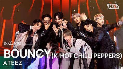 ATEEZ 에이티즈 BOUNCY K HOT CHILLI PEPPERS 인기가요 inkigayo 20230702