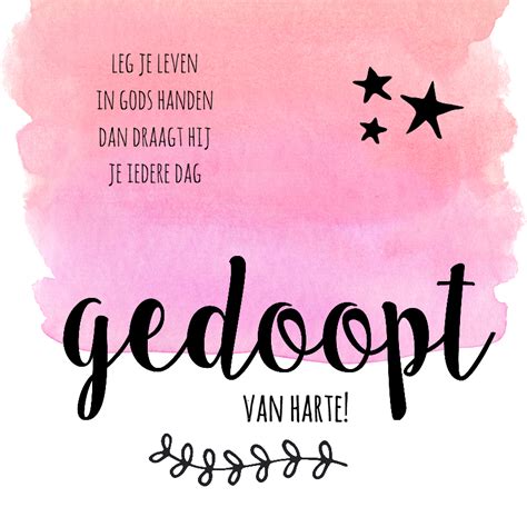Felicitatie Gedoopt Meisje Felicitatiekaarten Kaartje2go